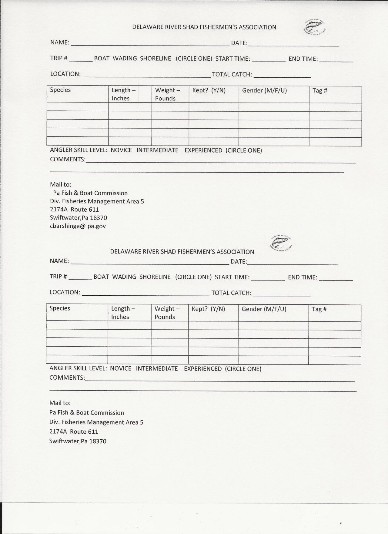 News & Events - Bi-State Shad Fishing Contest